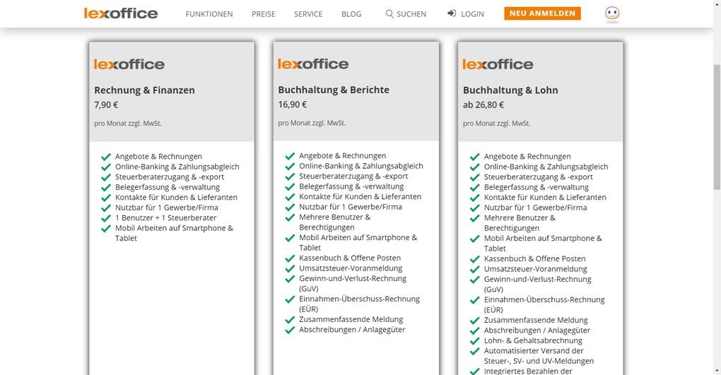 Lexware lexoffice Test 2021 » Erfahrungen & Kosten | trusted.de