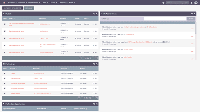 Suite CRM Erfahrungen 2026 » Test, Details & Features