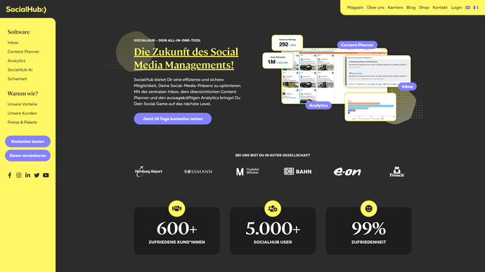 SocialHub Erfahrungen 2025 » Test, Details & Features
