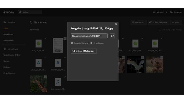 Dateien Online teilen 2025 » 32 Anbieter im Vergleich