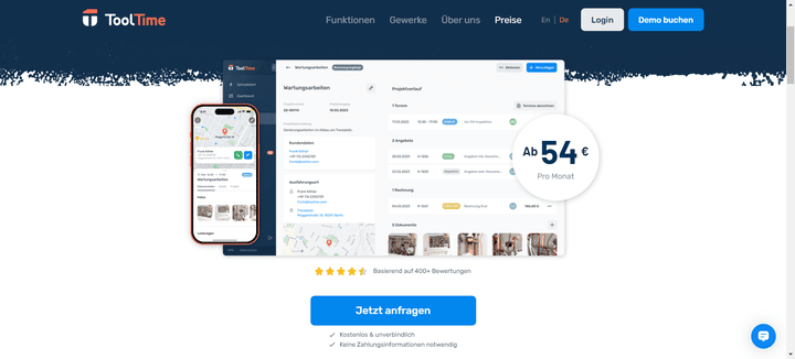 ToolTime Kosten 2024 » Aktuelle Preise & Tarife