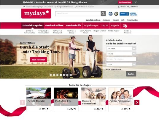 mydays im Test: Bewertungen & Kosten 2026 im Überblick