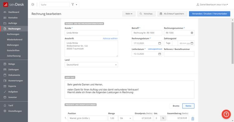 sevDesk Test 2023 » Erfahrungen & Kosten | trusted.de