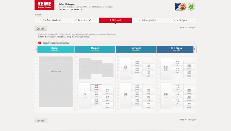 REWE online im Test: Bewertungen & Kosten 2022 im Überblick