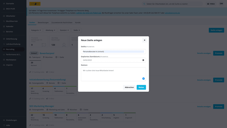 Personio Recruiting Erfahrungen 2025 » Test, Details & Features