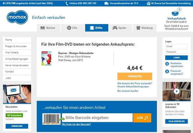 Momox im Test: Bewertungen & Kosten 2021 im Überblick