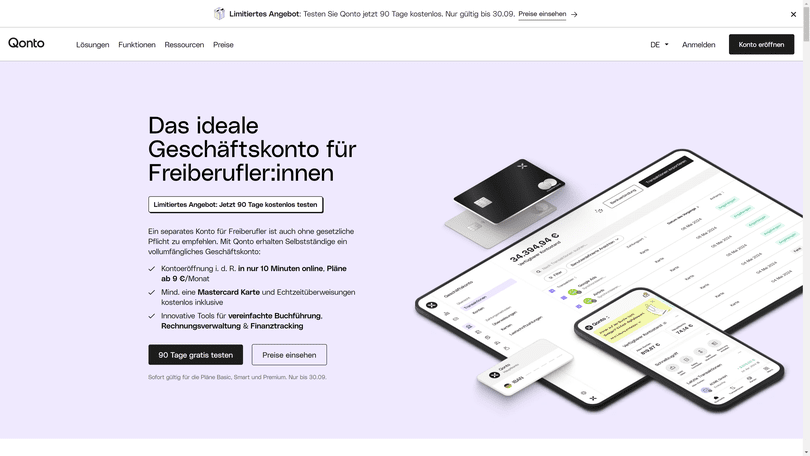 Qonto Erfahrungen 2025 » Test, Details & Features