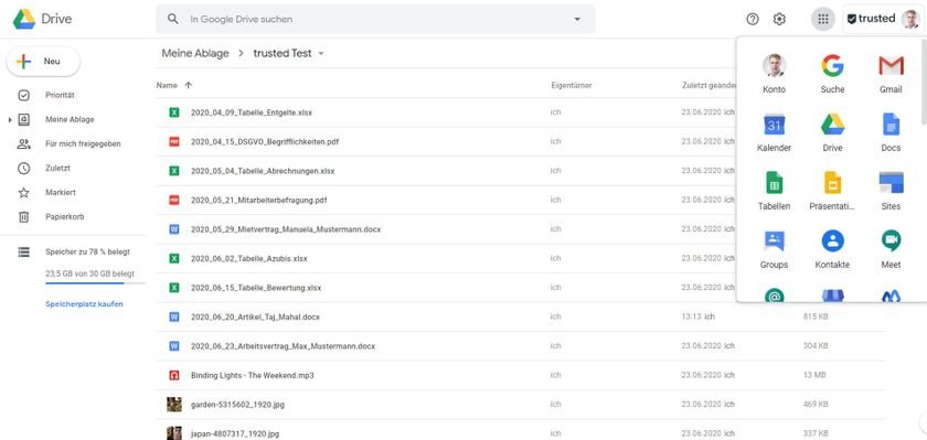 Google Drive Test 2021 » Erfahrungen & Kosten | trusted.de