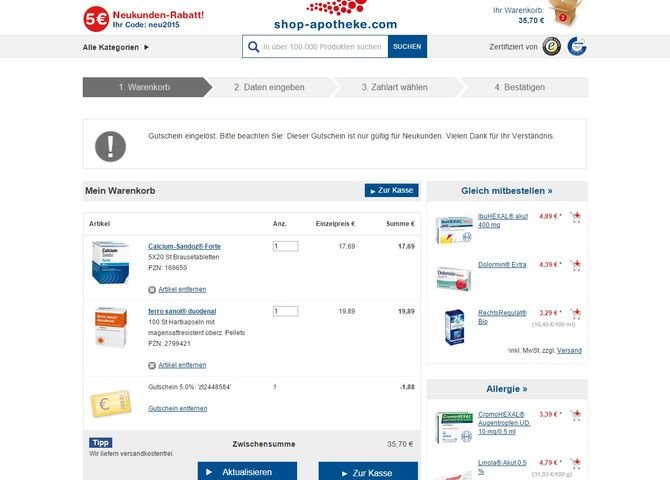 shop-apotheke.com im Test: Bewertungen & Kosten 2021 im Überblick