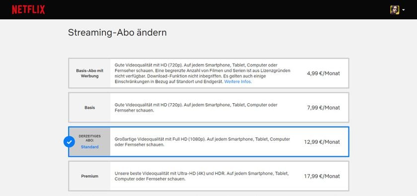 Netflix Kosten 2023 » Aktuelle Preise & Tarife | trusted.de
