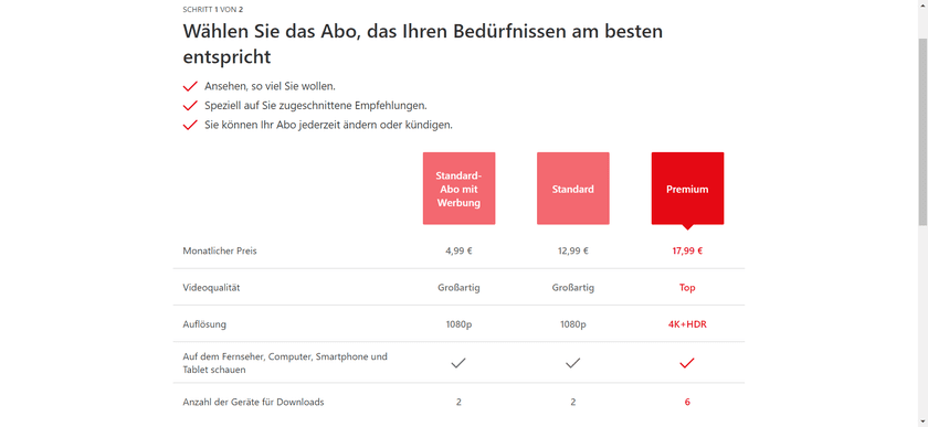 Netflix Kosten 2024 » Aktuelle Preise & Tarife