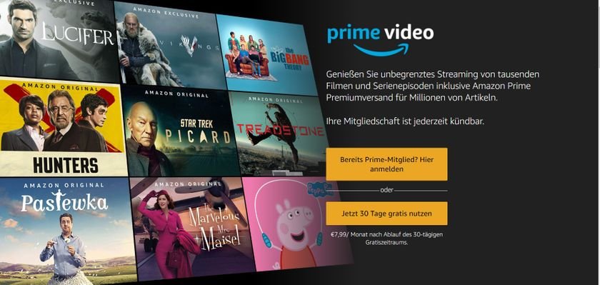 Amazon Prime Video Kosten 2023 » Aktuelle Preise & Tarife | trusted.de