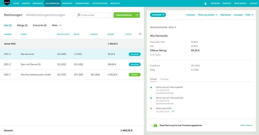 Zervant Test 2023 » Erfahrungen & Kosten | trusted.de