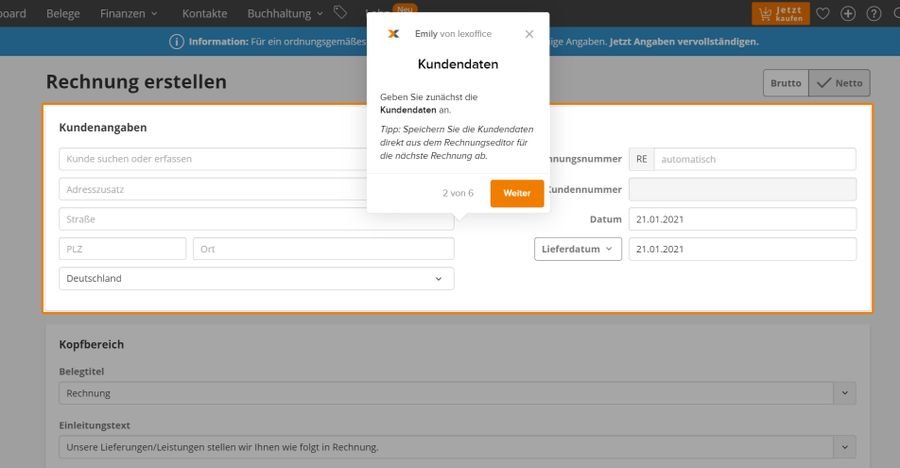 Lexware lexoffice Test 2021 » Erfahrungen & Kosten | trusted.de