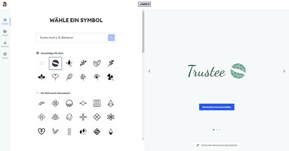 Jimdo Logo Creator Erfahrungen 2026 » Test, Details & Features