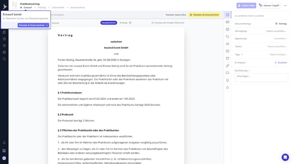 Vertragsmanagement: Definition, Prozesse und Aufgaben