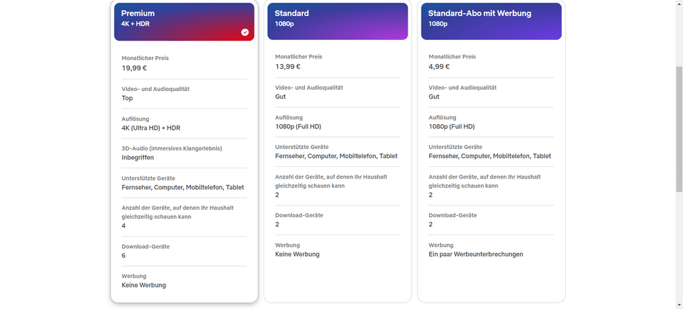 Netflix Kosten 2024 » Aktuelle Preise & Tarife